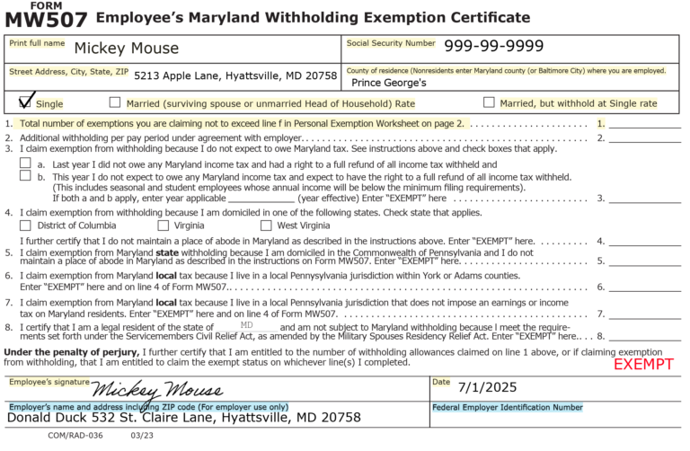 MW507 Exempt - Fello